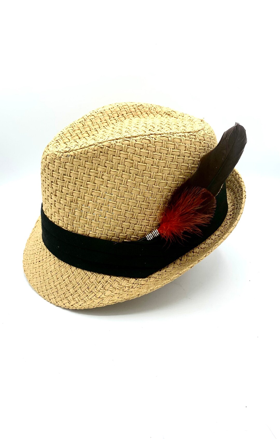 Hat Feather Fedora Hat Feather Hatband Decoration Derby Hat - Etsy
