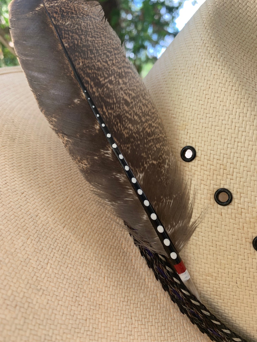 Cowboy Hat Feather Western Feather, Hand Crafted Hat Feather ...