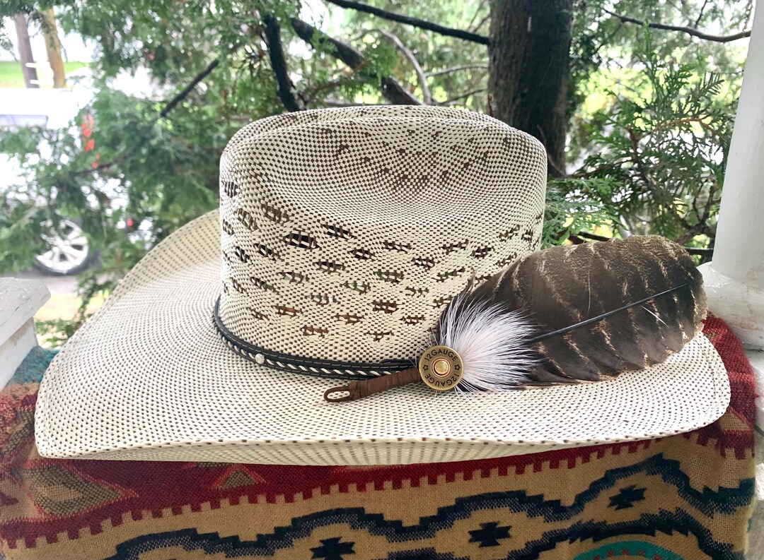 Hat Feather, Western Feather, Hand Crafted Hat Embellishments, Feather ...