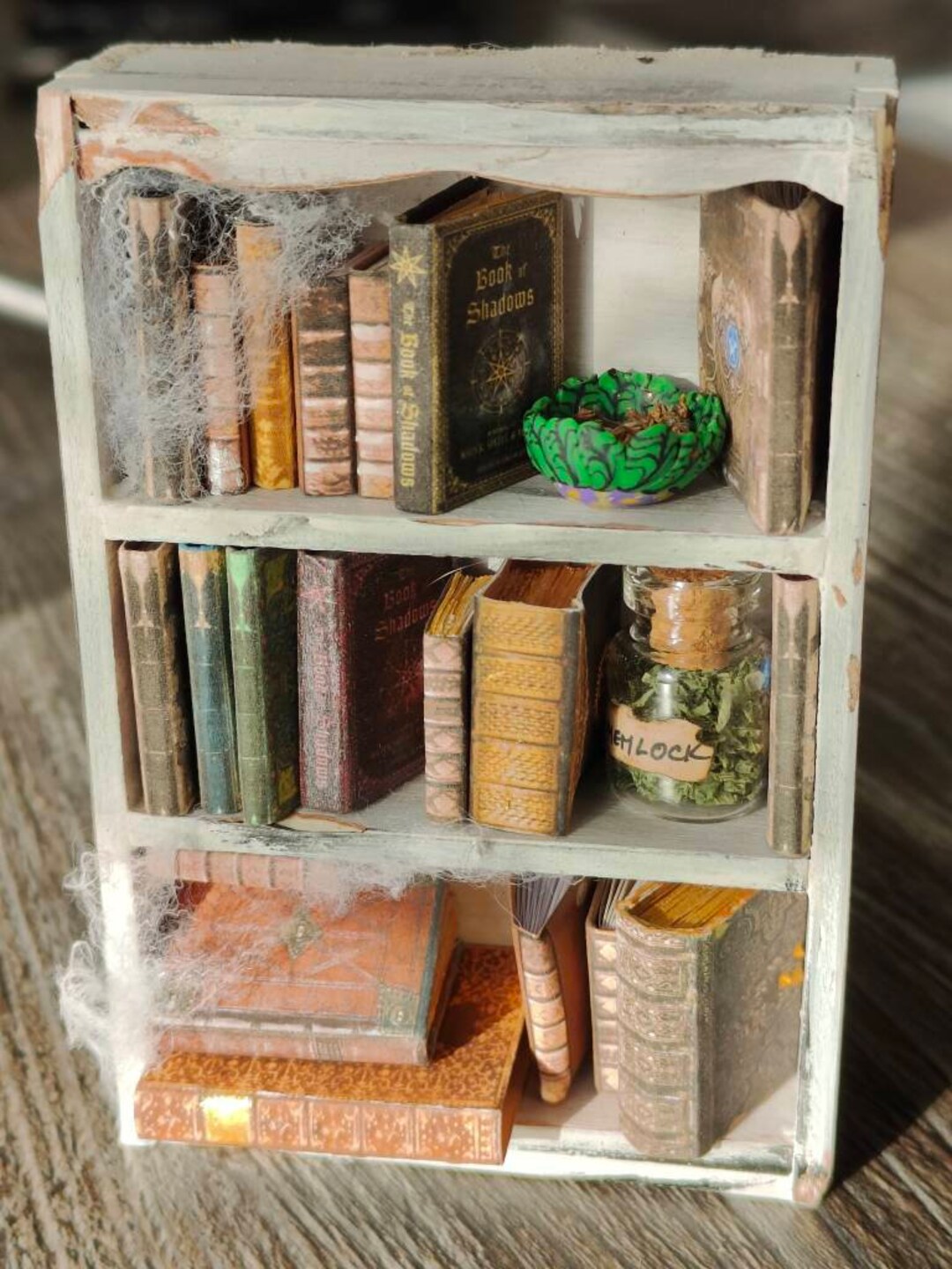 Spooky Old Book Case, 12 Th Scale - Etsy