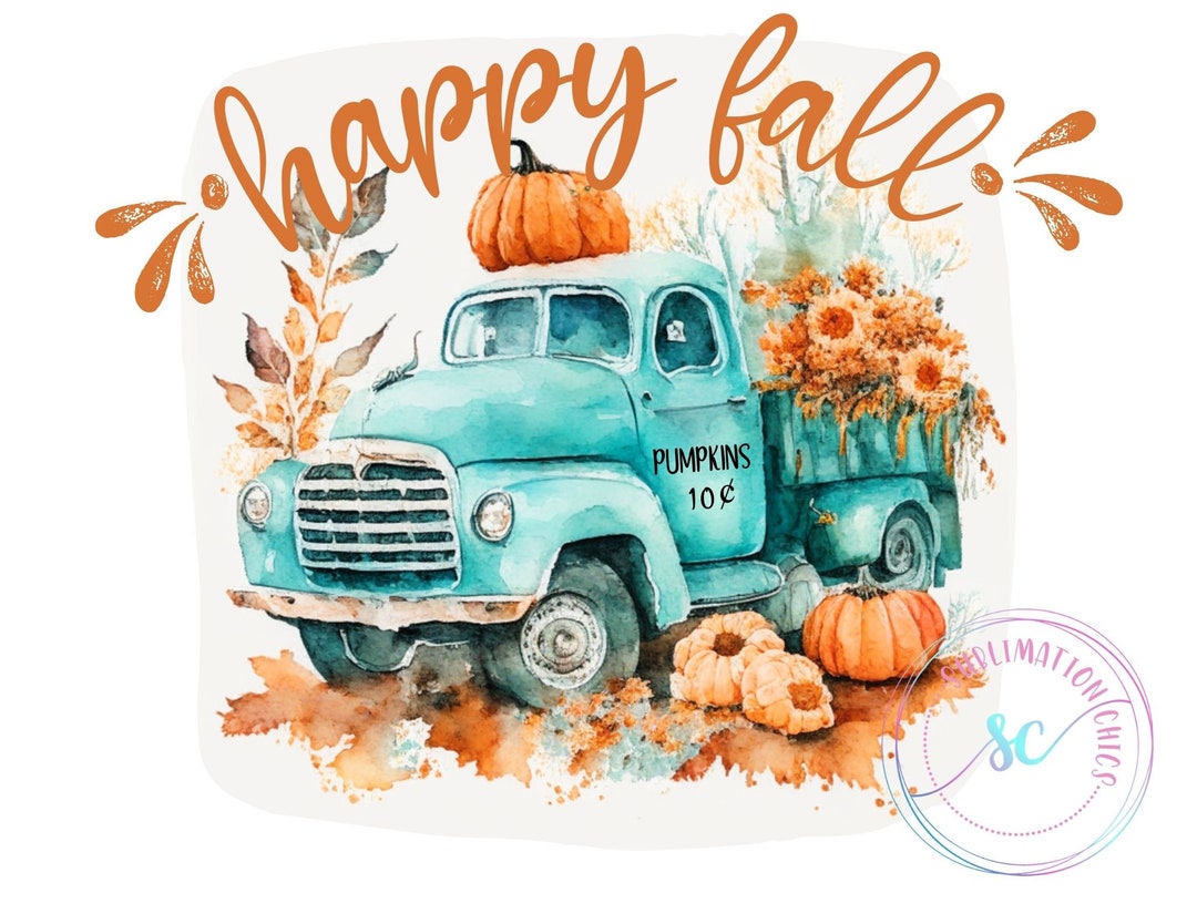 Fall PNG Sublimation Cute Fall Design Pumpkin PNG Shirt Designs ...