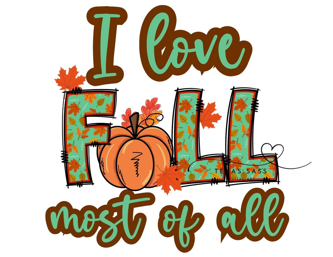 Fall PNG Sublimation Cute Fall Design Pumpkin PNG - Etsy