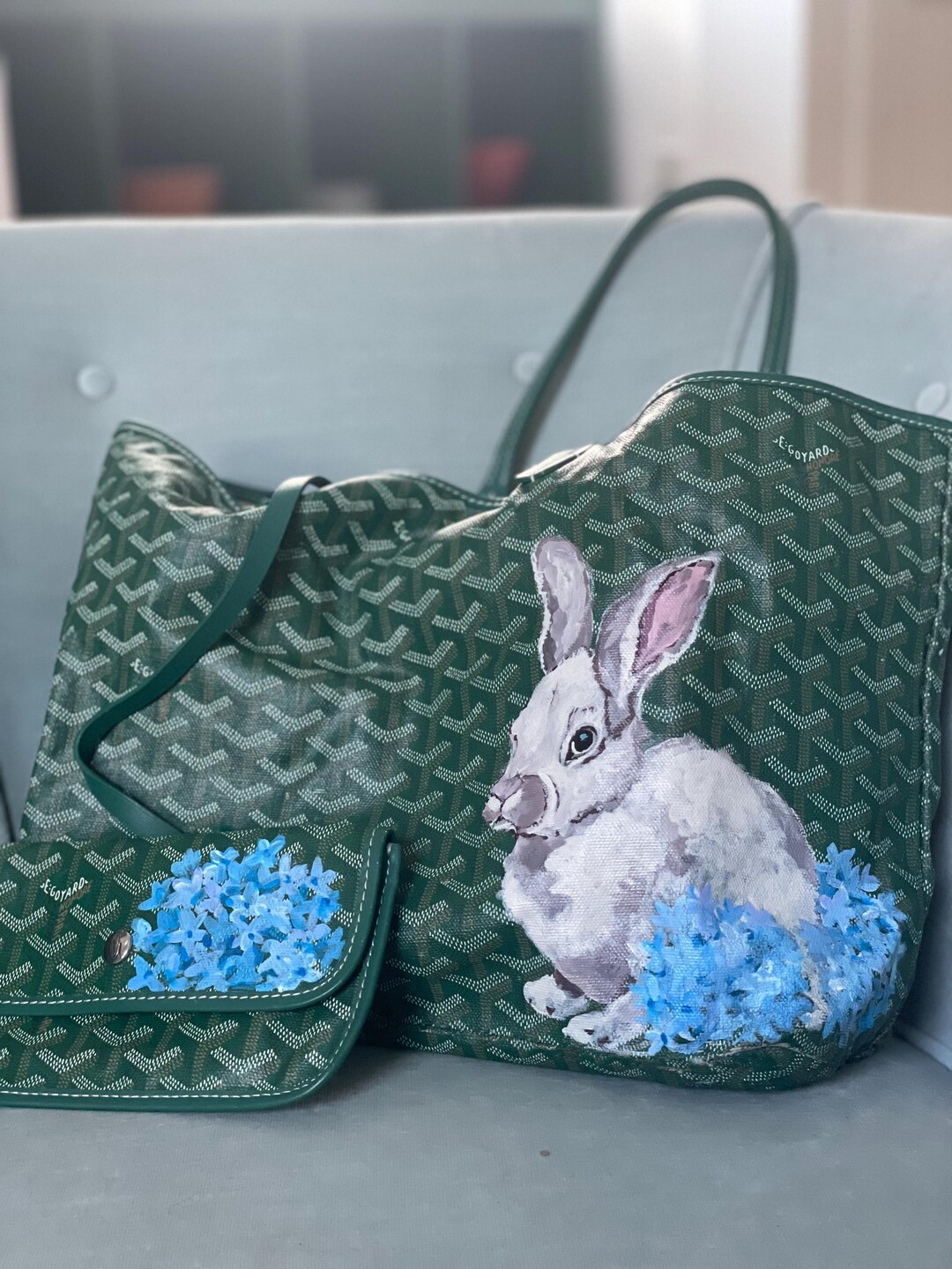 Custom Hand Painted Designer Bag - Please Read Description Carefully - Etsy