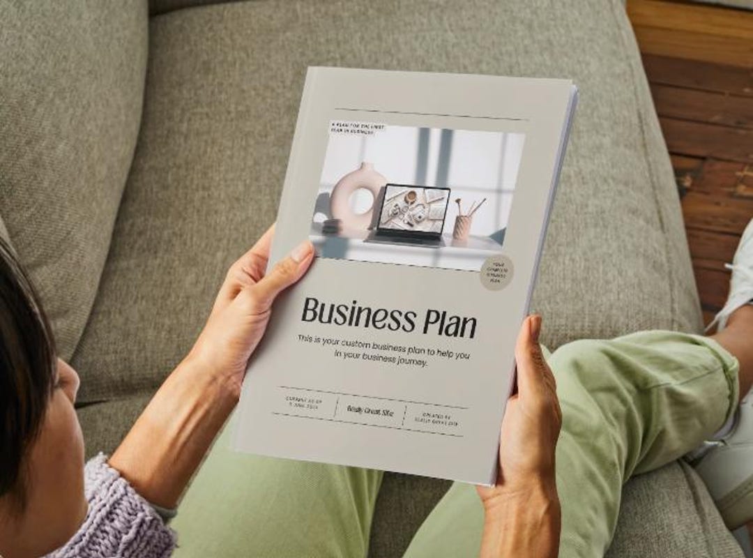 Customizable Modern Business Plan Template | Editable A4 Business ...