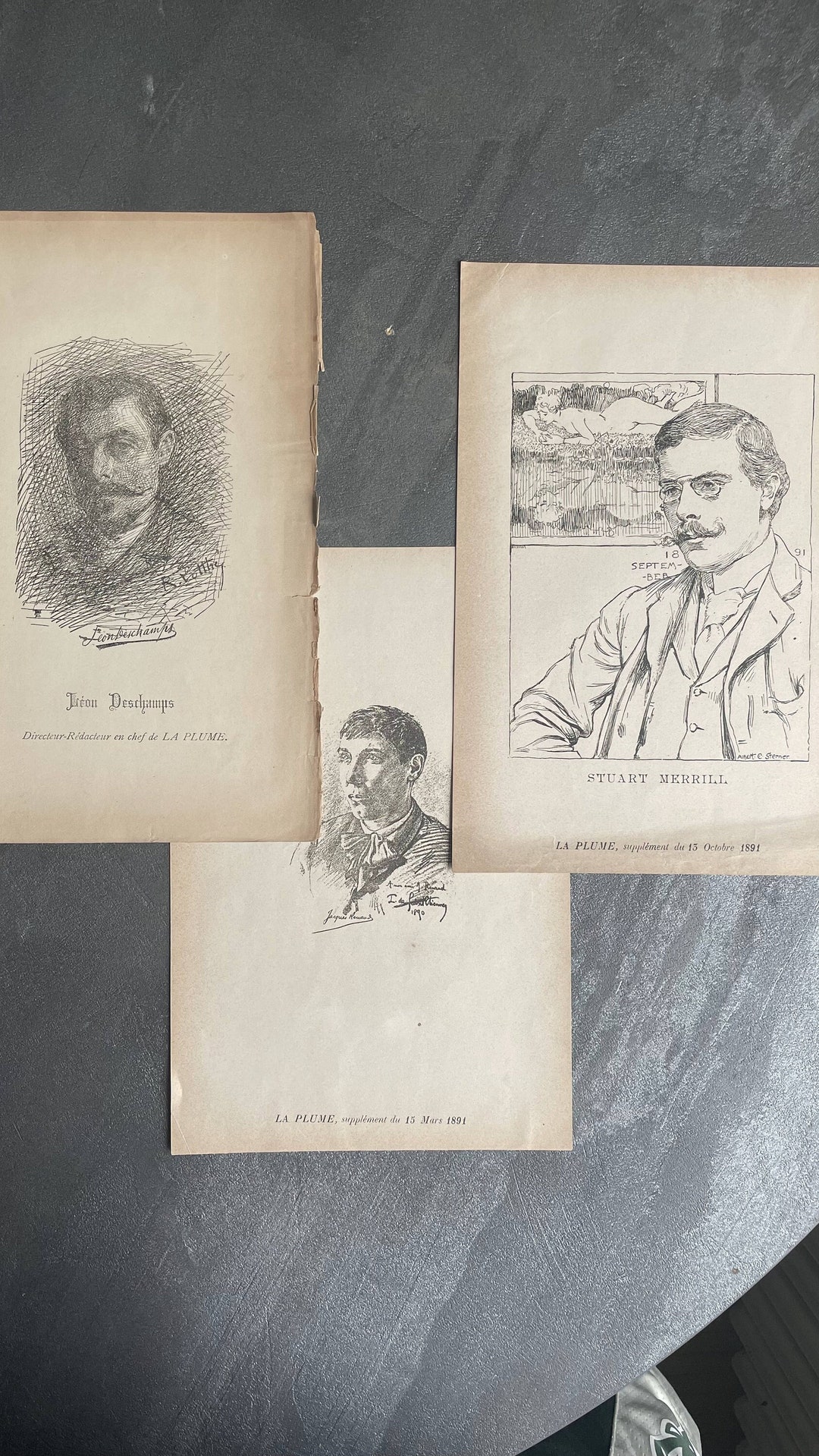 Original 19th Century Magazine Centerfold Posters - Etsy