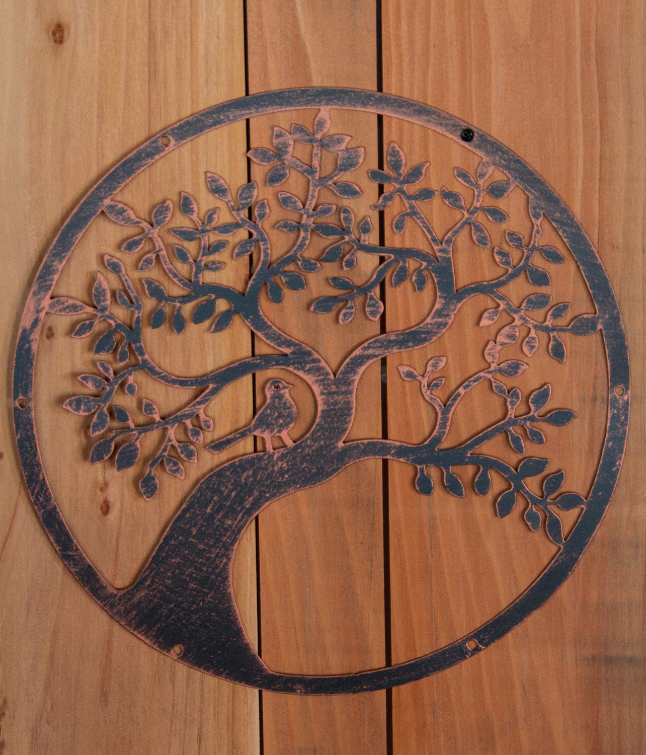 Laser Cut Steel Oak Tree Metal Art - Etsy