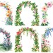 Watercolor Summer Arch Clipart, Png Bundle, Clip Art Illustration ...