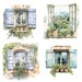 Watercolor French Style Window Clipart, Png Bundle, Clip Art ...