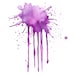 Watercolor Purple Splash Clipart, Png Bundle, Clip Art, Illustration ...
