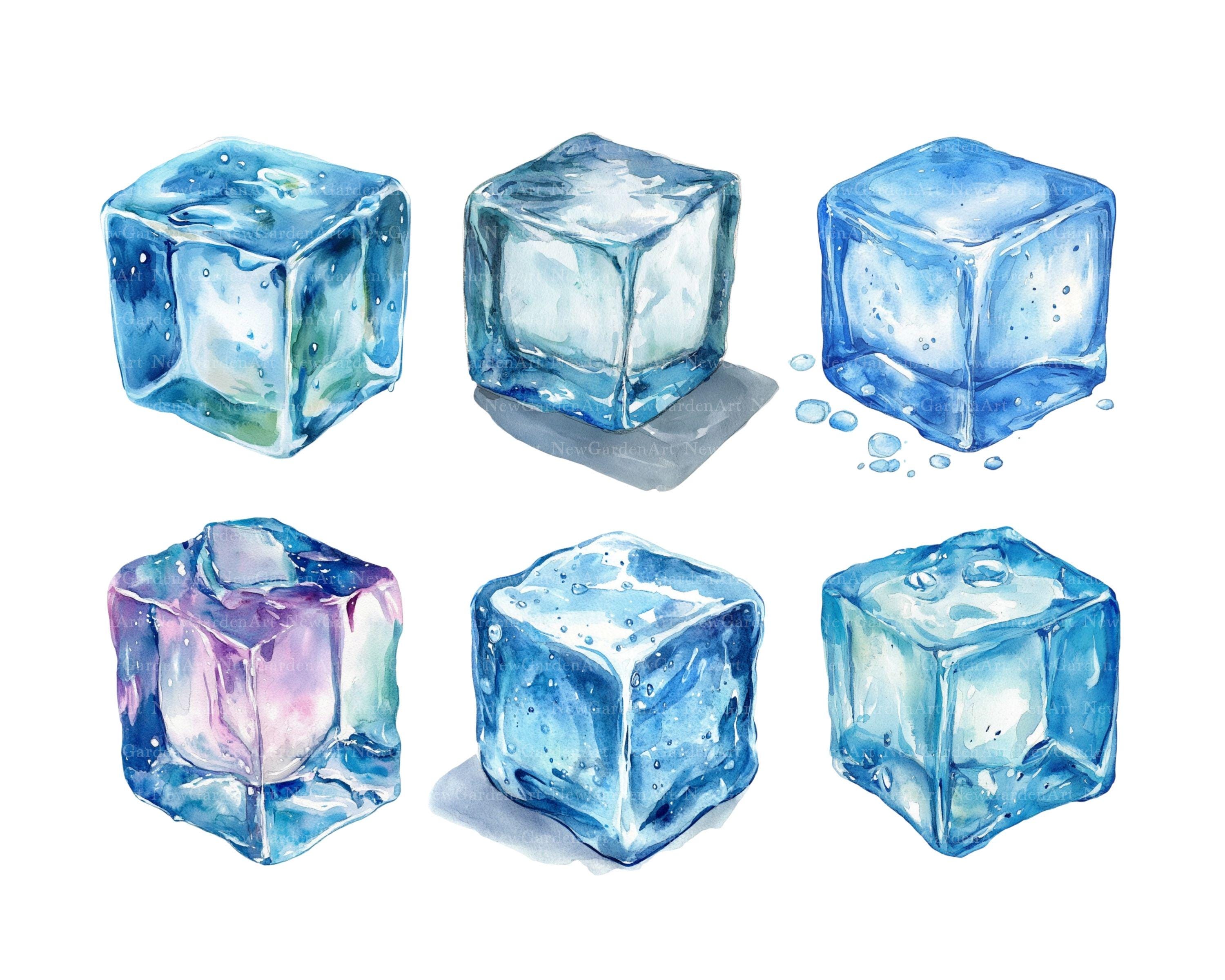 Watercolor Ice Cube Clipart Bundle, Ice Cube Png, Ice Cubes Cool Drink ... Watercolor Ice Cube Clipart Bundle, Ice Cube Png, Ice Cubes Cool Drink ...