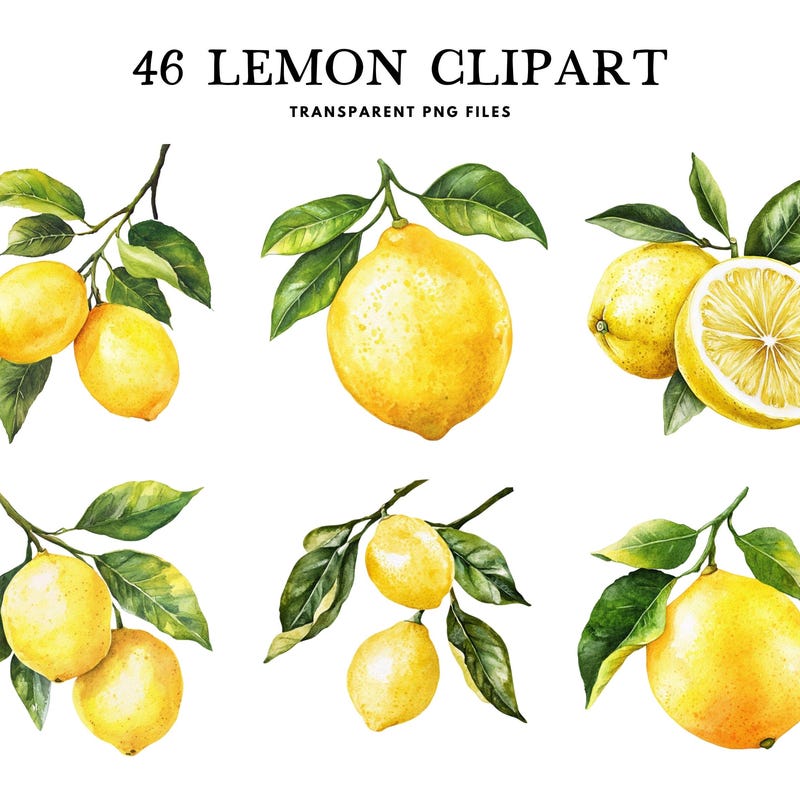Lemon Free Printables - Etsy