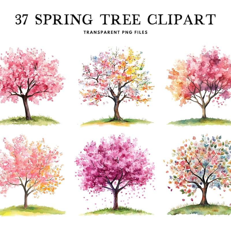 Spring Clipart - Etsy