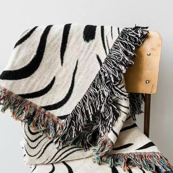 Zebra Throw - Etsy