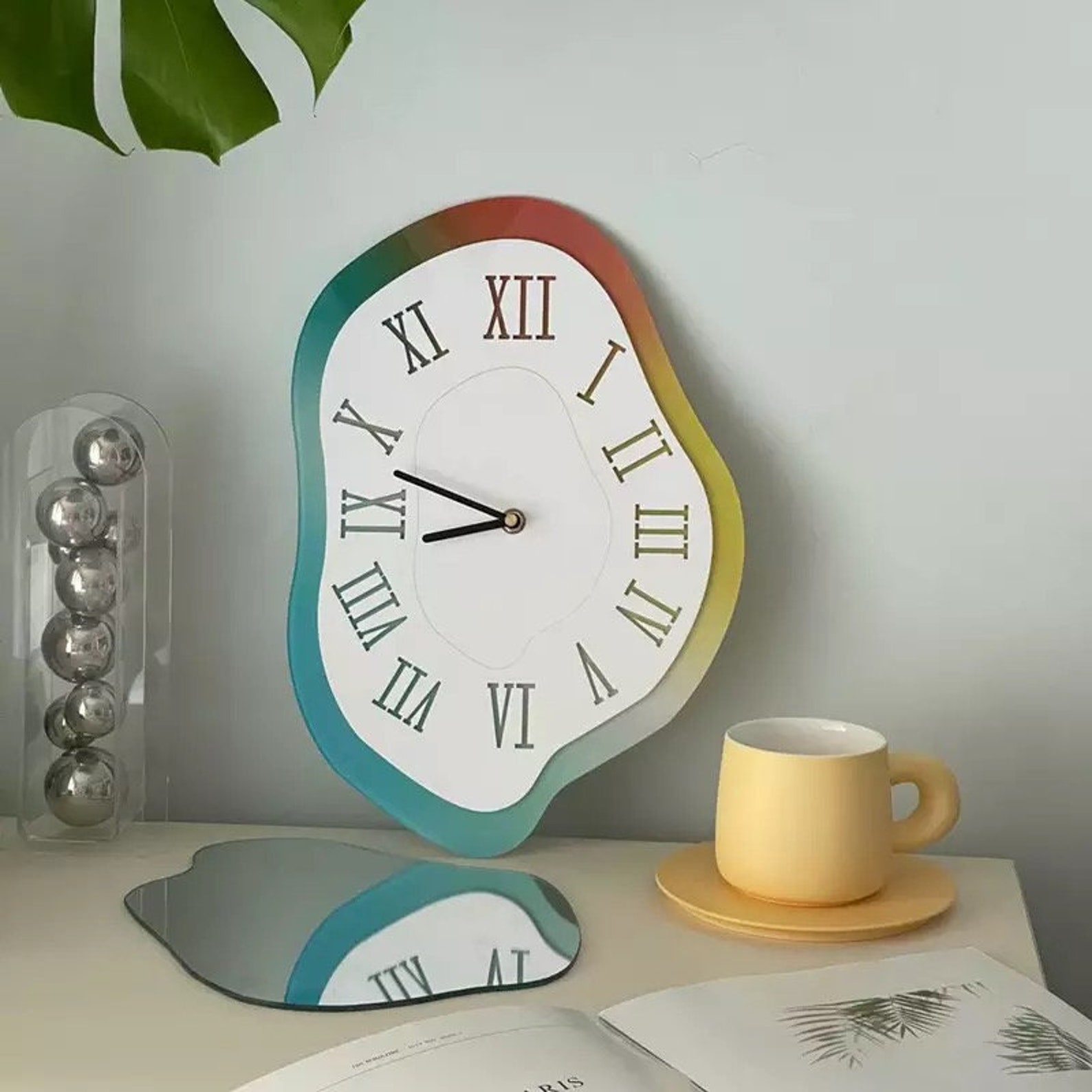 Abstract Salvador Dali Clock - Etsy