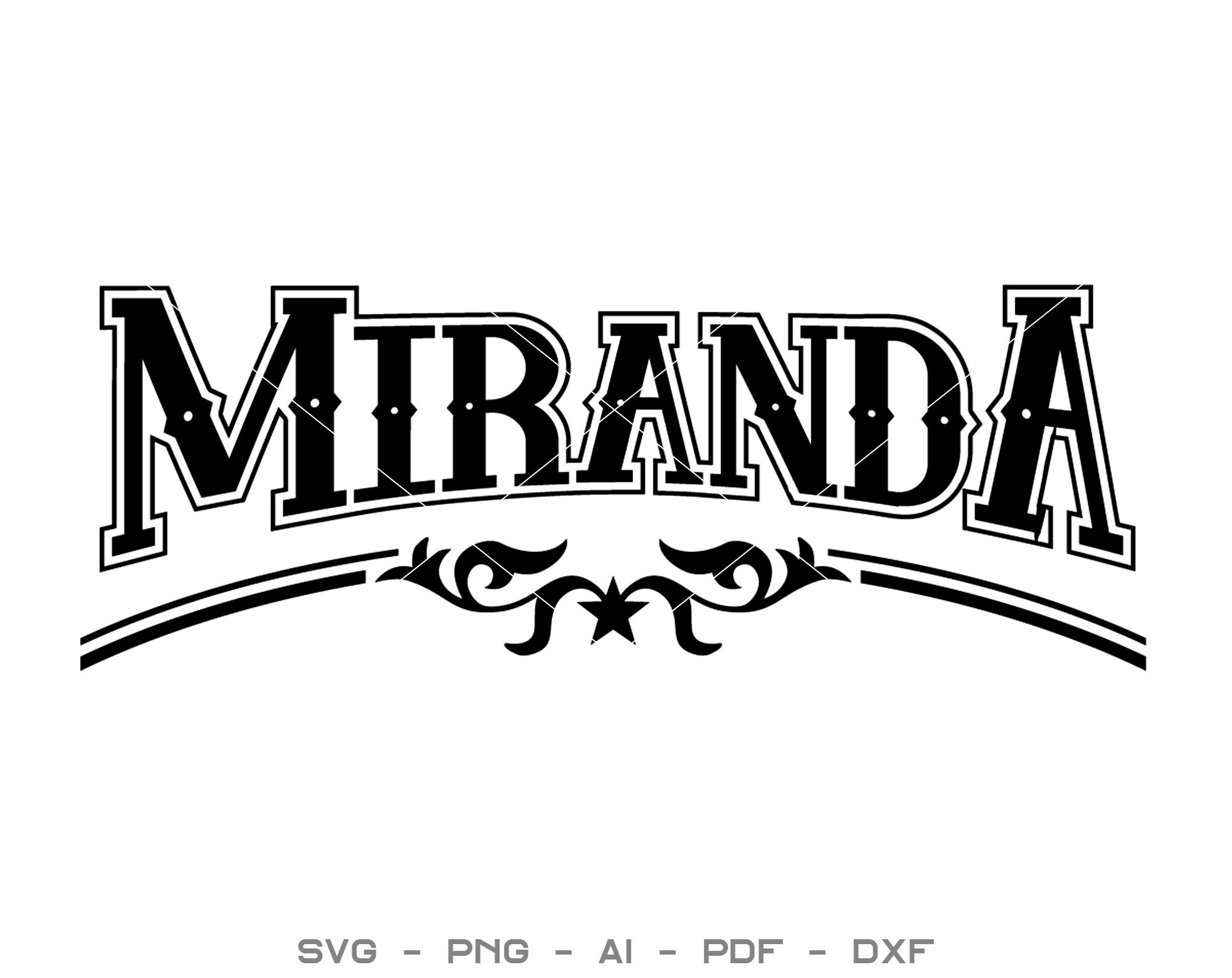 Miranda Lambert Logo Decal