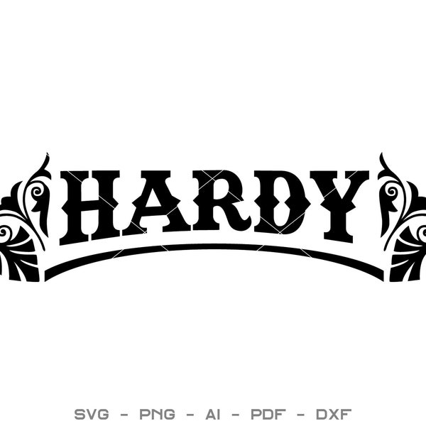 Hardy Svg Decal - Etsy