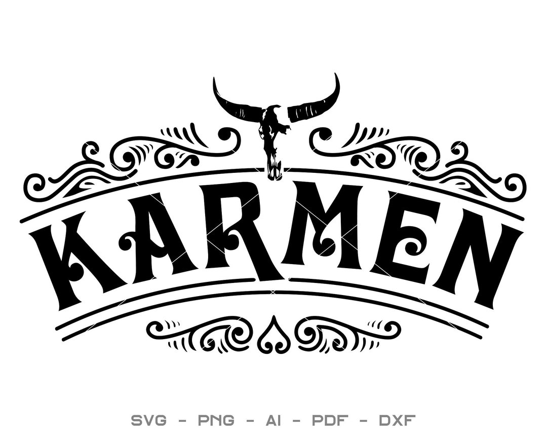 Karmen Svg Download File for Cricut Laser Cut and Print - Etsy