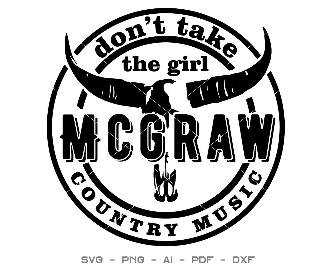 Mcgraw Svg Download File for Cricut Laser Cut and Print - Etsy