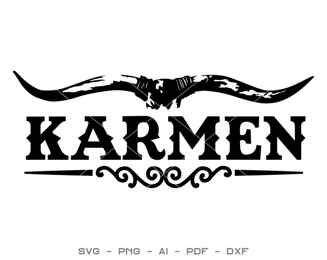 Karmen svg download file for Cricut Laser cut and Print - Etsy Portugal