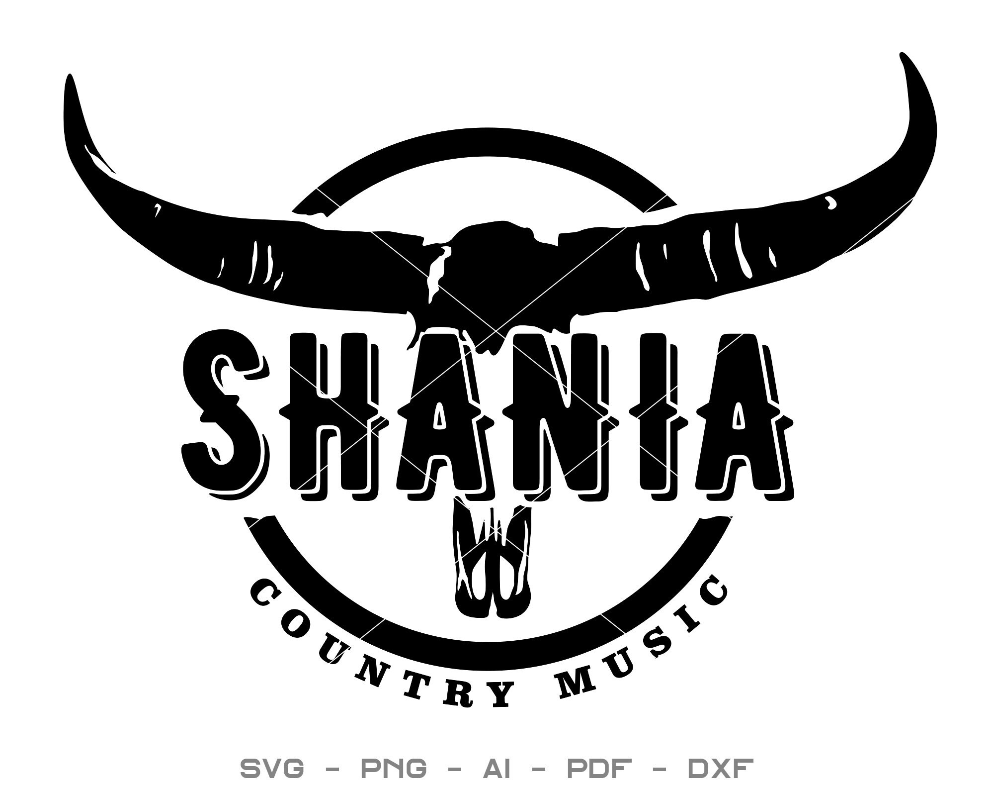Shania Svg Download File for Cricut Laser Cut and Print - Etsy