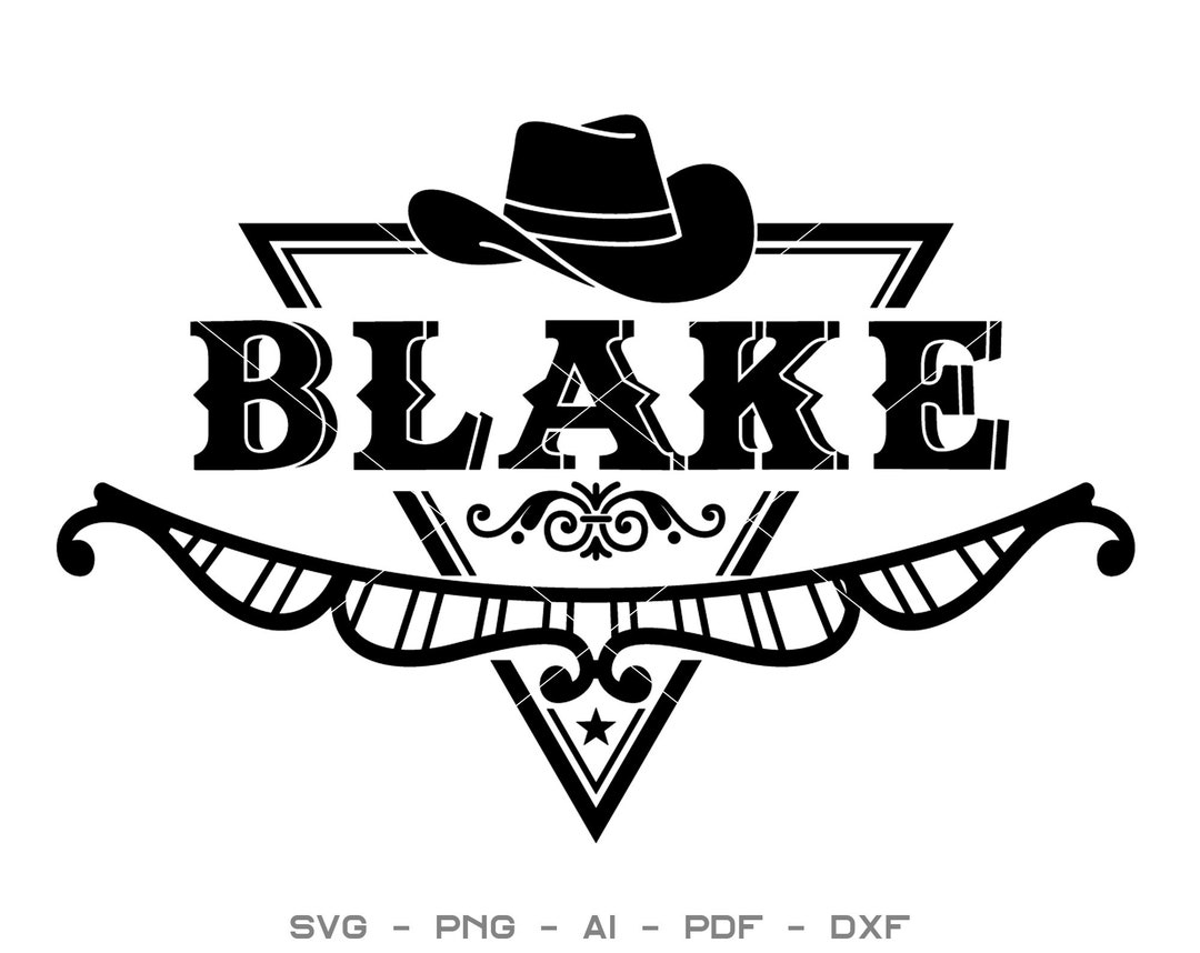 Blake Svg Download File for Cricut Laser Cut and Print - Etsy