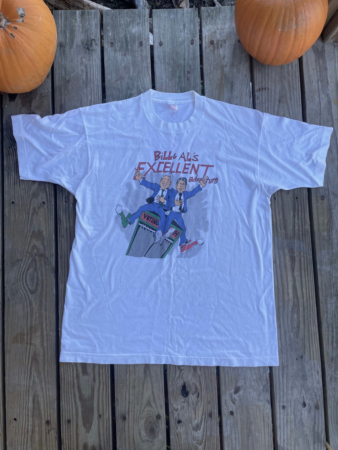 Vintage Bill Clinton Al Gore George Bush Dan Quayle Cartoon Single ...