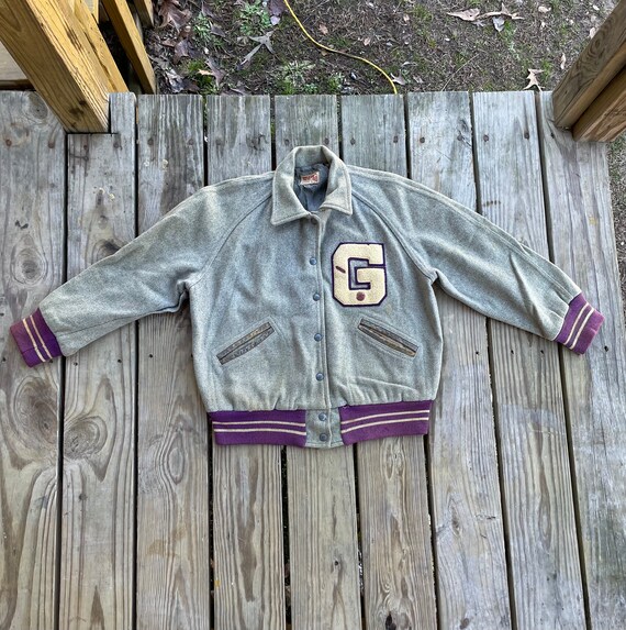 1950's Varsity Letterman Jacket Wool Mens Size 40 Wil… - Gem