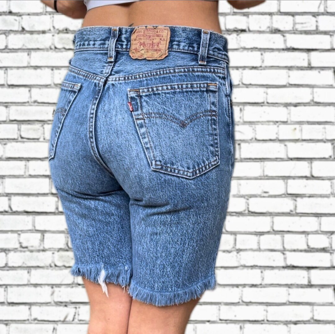 Levis Vintage Jeans / Cut-off Shorts / Distressed Womens Shorts / 29 W ...