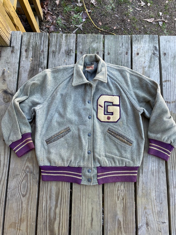 1950's Varsity Letterman Jacket Wool Mens Size 40 Wil… - Gem