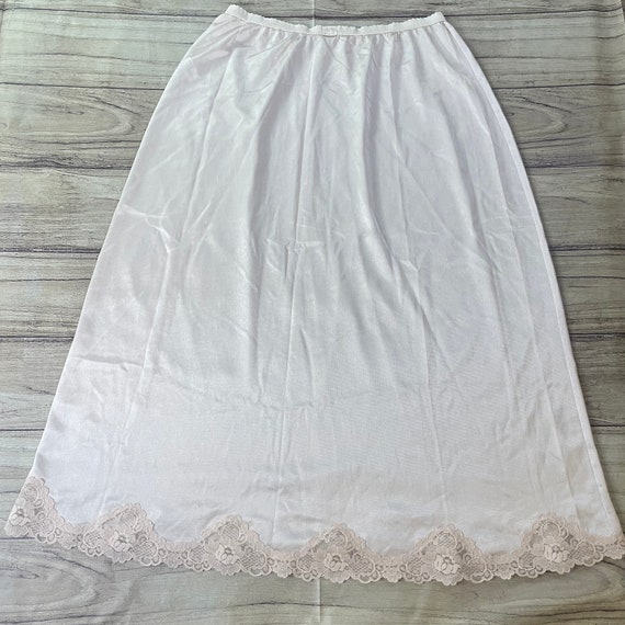 Vintage Shadowline Half Slip Pink Nude Small Gem
