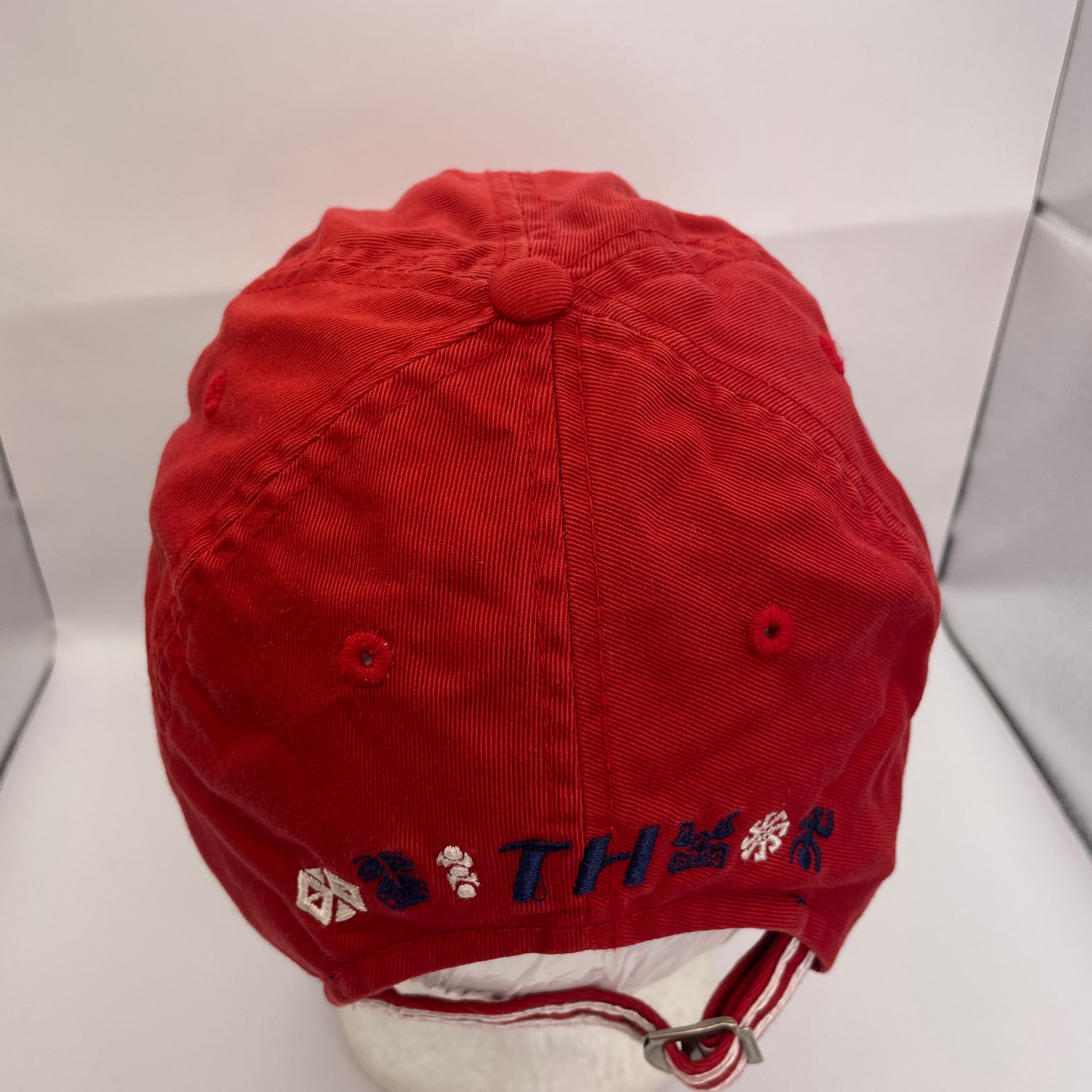 Tommy Hilfiger Script Y2K Strapback / Hawaiian / Embroidered / Floral ...