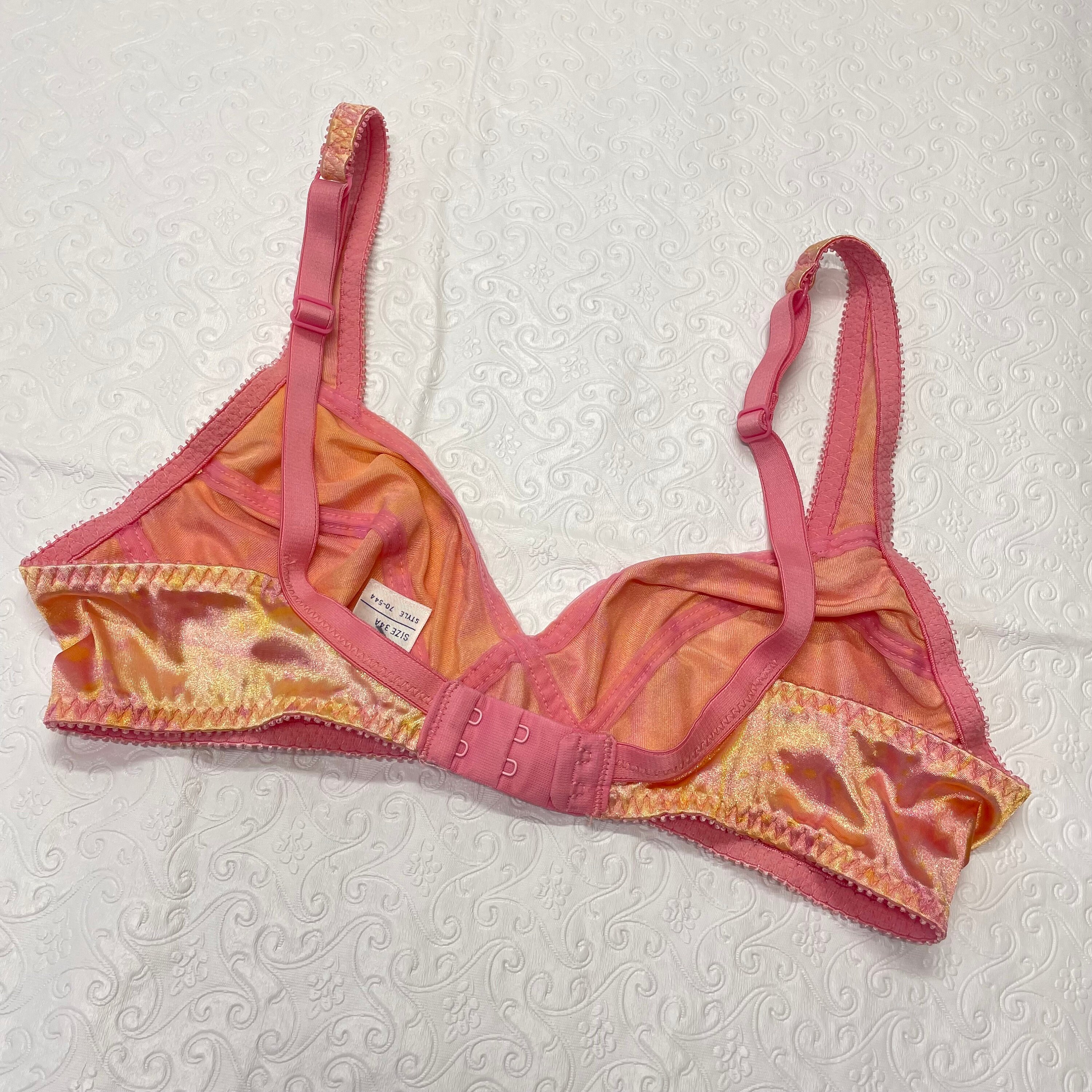 Vintage Vassarette Y2K Bra 34A Padless Wired Womens - Etsy