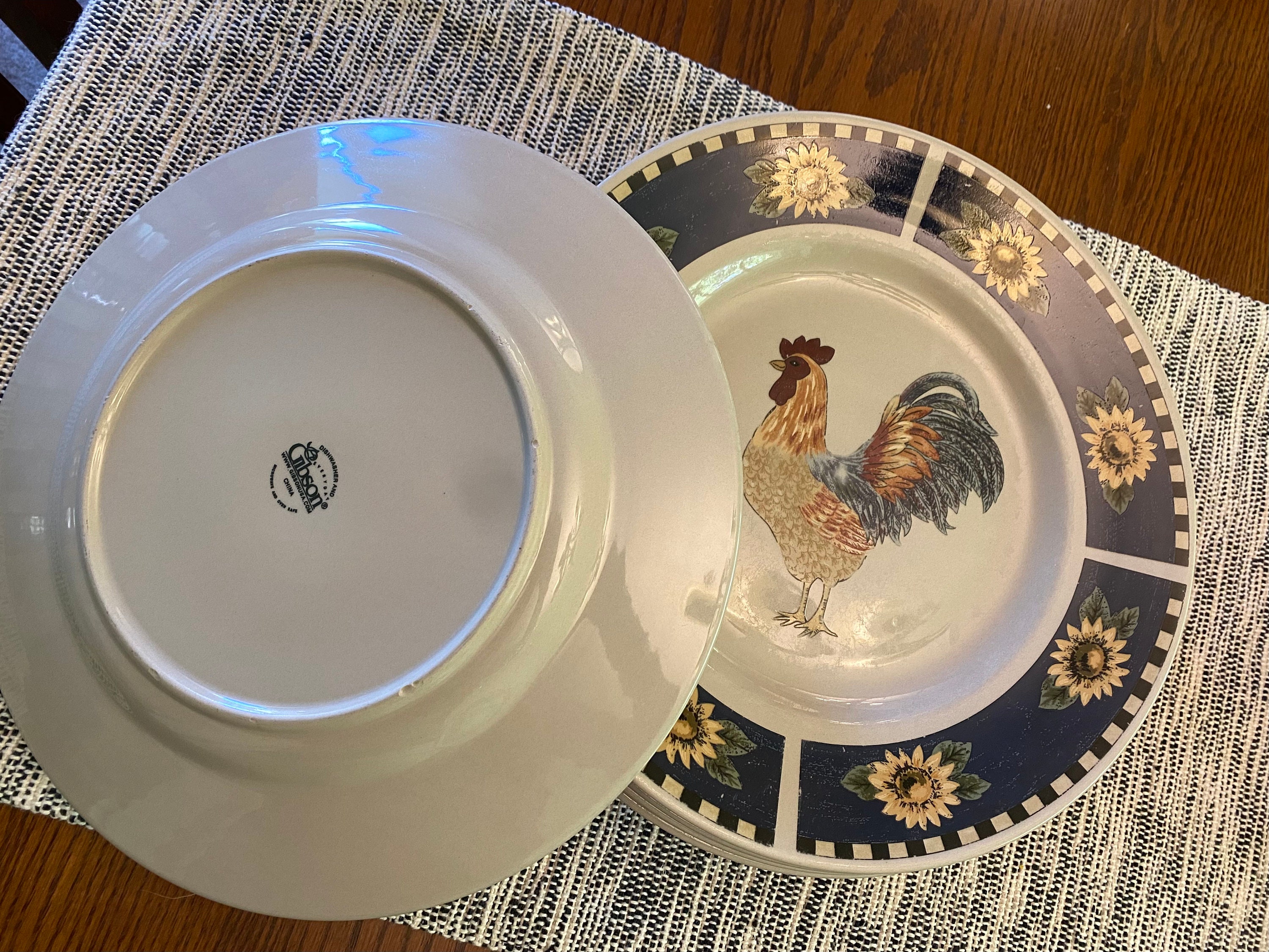 Vintage Gibson Brewster Dinner Plates - Etsy