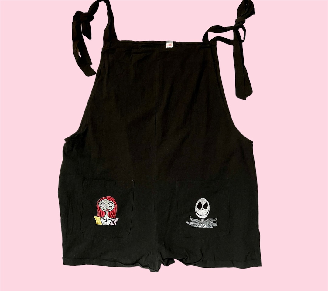 Women Jack and Sally Overall, the Nightmare Before Christmas Romper ...
