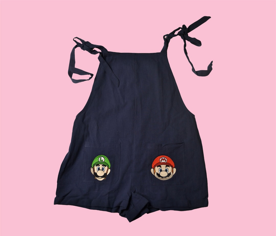 Mario Bros. Romper, Mario Bros World, Mario and Luigi Outfit, Super ...
