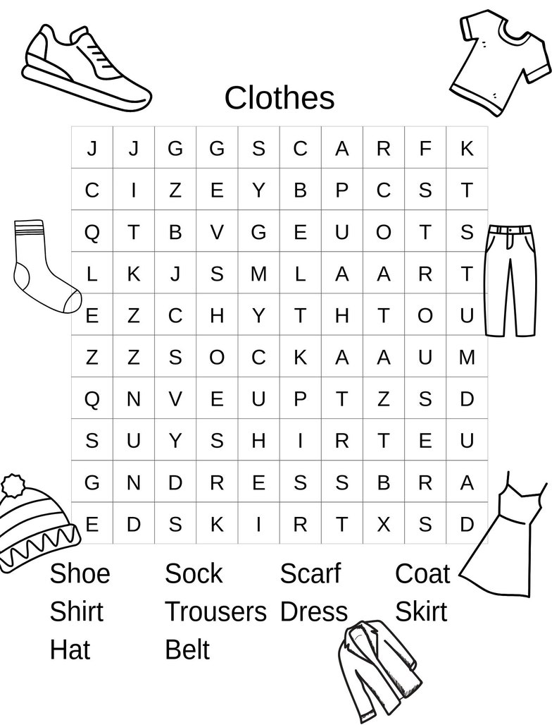 50 Wordsearch Colouring Sheets for Kids - Wordsearches 1 to 50 - Etsy