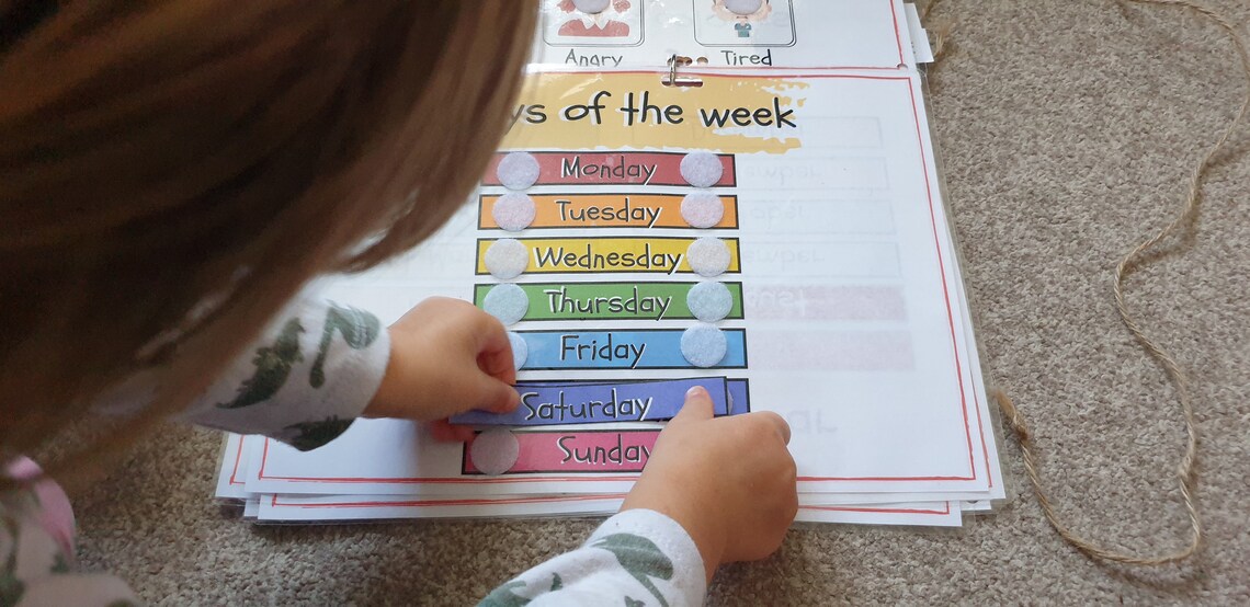 Toddler Preschool Editable CANVA Template Toddler Busy Book, Quiet Book ...