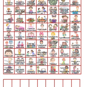 Toddler Reward Chart, Kids Behaviour Chart, Visual Support ...
