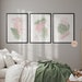 Sage Green and Pink Abstract Wall Art Set of 3 (Instant Download) - Etsy