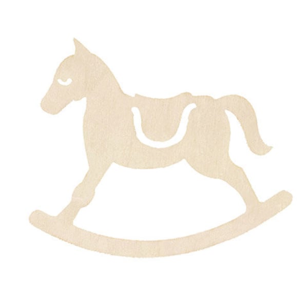 Unfinished Wood Rocking Horse - Etsy