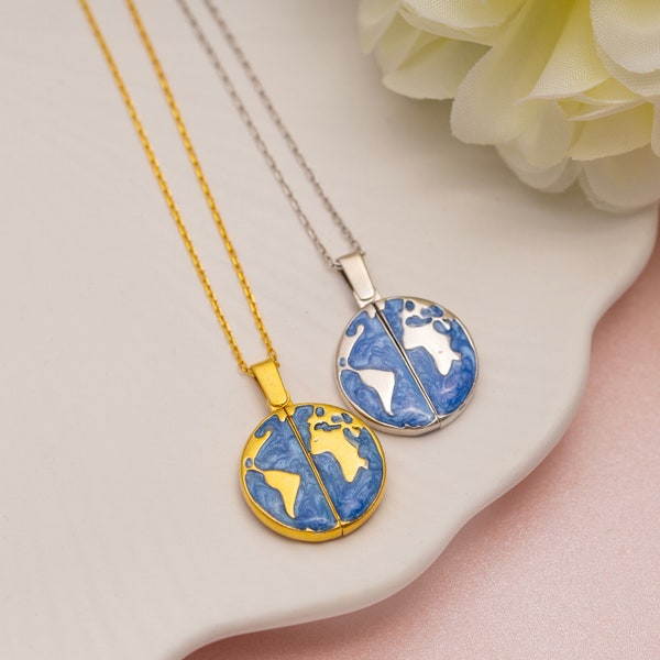 World Necklace - Etsy