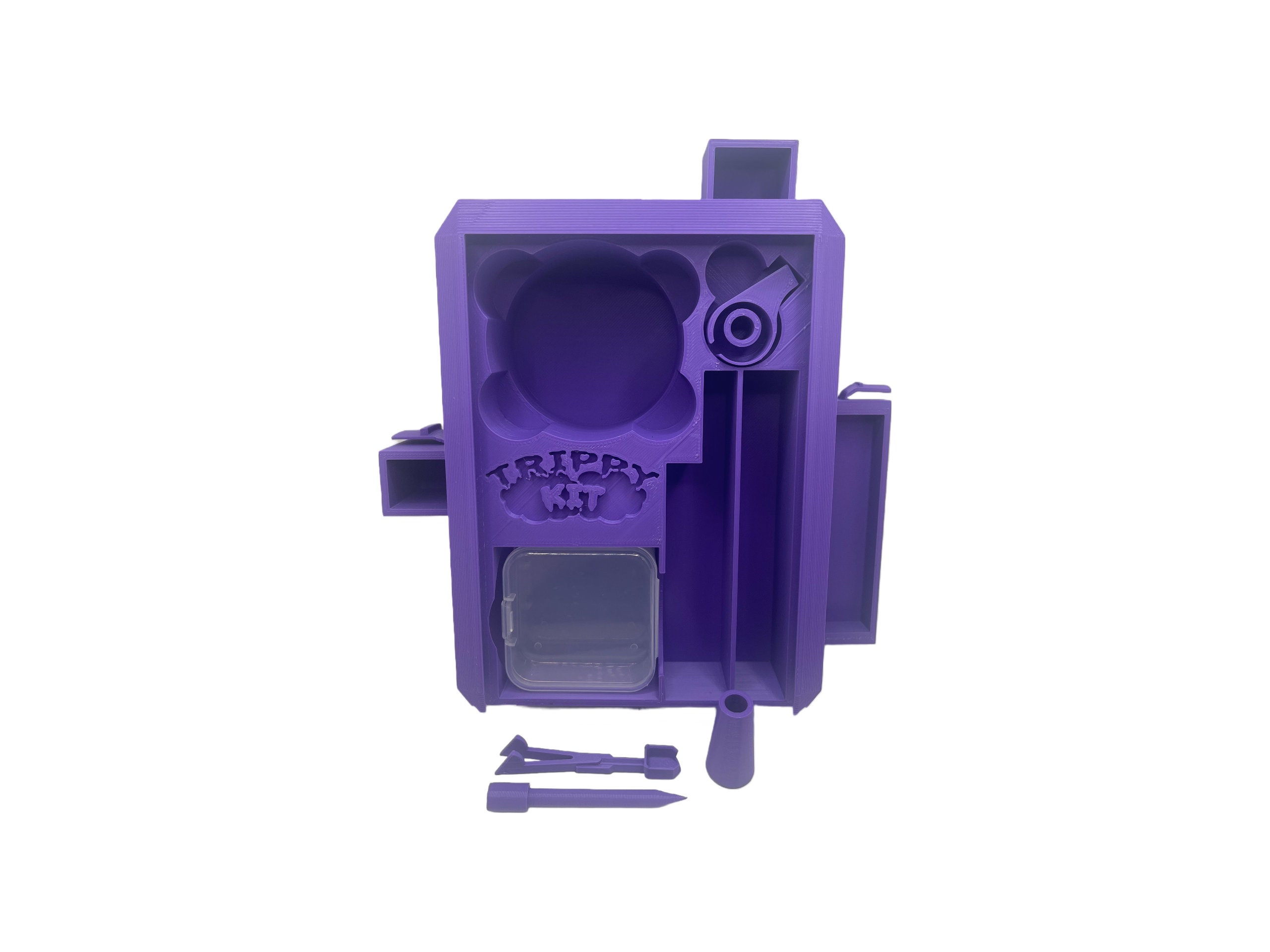 TRIPPY KIT Sidekick Weed Kit Stash Box Rolling Kit Ash Tray Cannabis ...