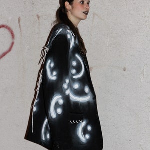 Upcycled Unisex Blazer -pretend Its All Okay - Punky Blaze ...