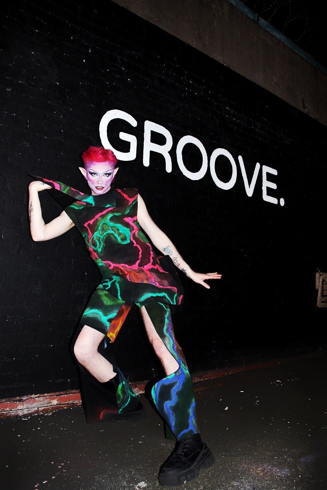 Futuristic Costume Outfit - Drag Clothing - One of a Kind - Designer ...