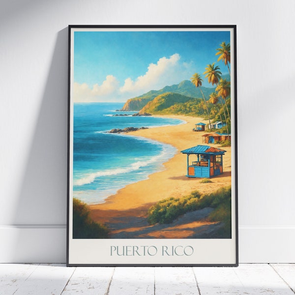 Puerto Rico Poster - Etsy