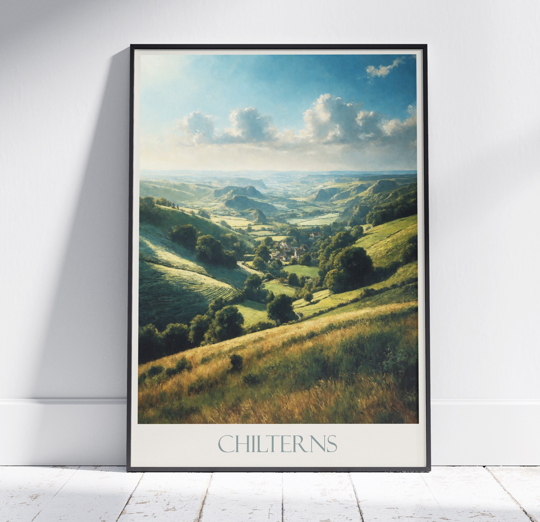 Chilterns Travel Print Travel Poster Wall Art Home Decor - Etsy UK