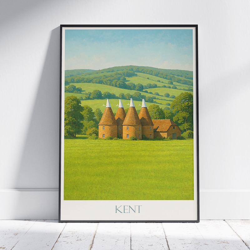 Kent Poster - Etsy UK