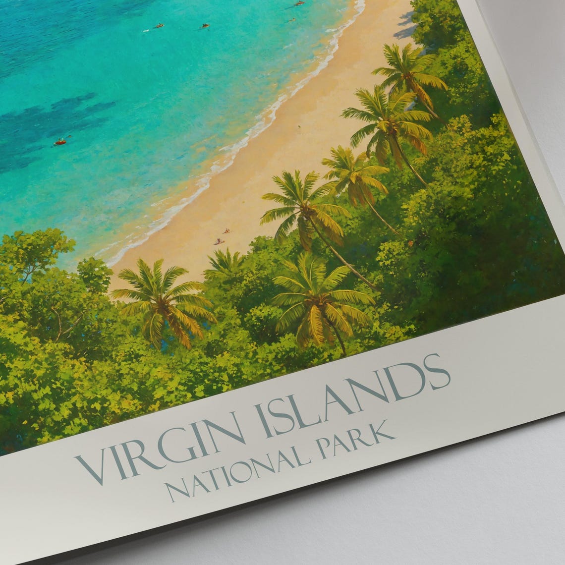 Virgin Islands National Park Print: Turquoise Beach, St. John USVI - Etsy