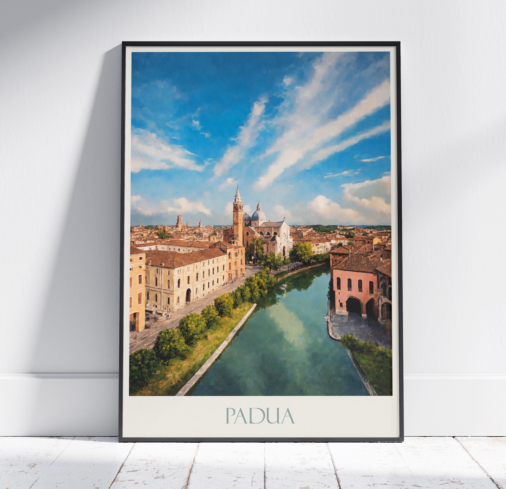 Padua Travel Print Italien Roman Classic Travel Poster Wall Art Home ...