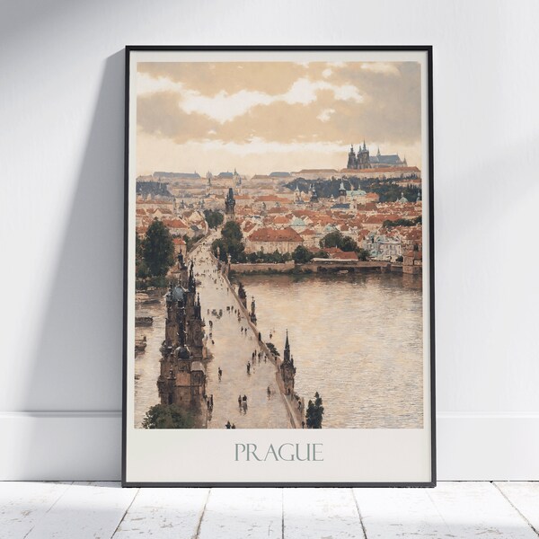 Prague Poster - Etsy